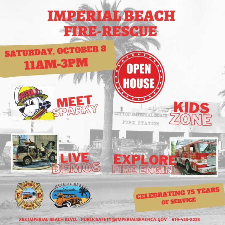 Imperial Beach Fire Open House Event - Fire Safe Council of San Diego ...